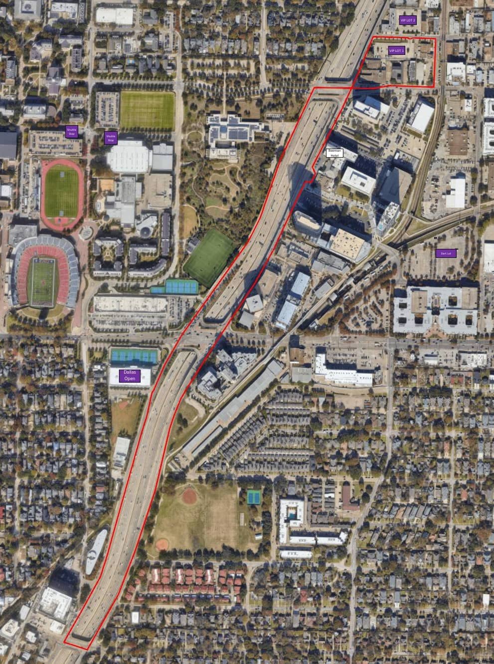 Parking | Dallas Open | Tennis